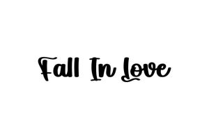 Fall In Love Font - Free Font Download