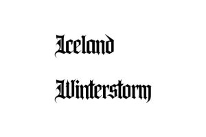 Iceland Winterstorm Font - Free Font Download