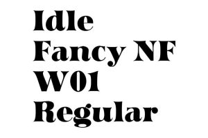 Idle Fancy NF W01 Regular Font - Free Font Download