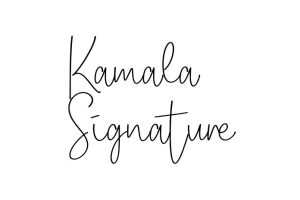 Kamala Signature Font - Free Font Download