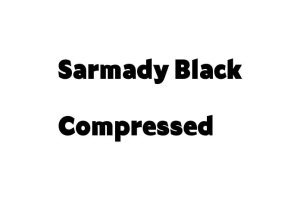 Sarmady Black Compressed Font - Free Font Download
