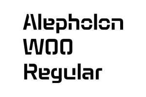 Alepholon W00 Regular Font - Free Font Download