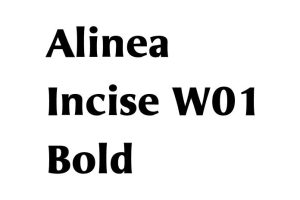 Alinea Incise W01 Bold Font - Free Font Download