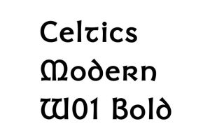 Celtics Modern W01 Bold Font - Free Font Download