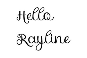 Hello Rayline Font - Free Font Download