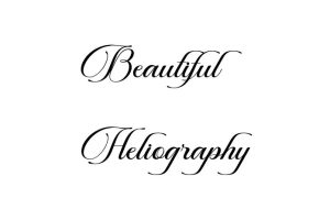 Beautiful Heliography Font - Free Font Download