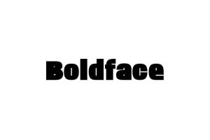 Boldface Font - Free Font Download