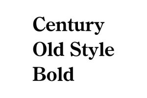 Century Old Style Bold Font - Free Font Download