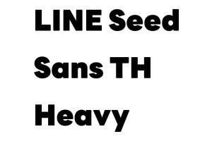 LINE Seed Sans TH Heavy Font - Free Font Download