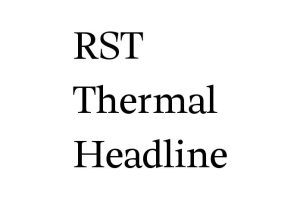 RST Thermal Headline Font - Free Font Download