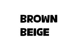 Brown Beige Font - Free Font Download