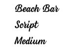 Beach Bar Script Medium Font - Free Font Download