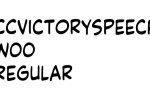 CCVictorySpeech W00 Regular Font - Free Font Download