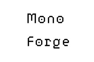 Mono Forge Font - Free Font Download