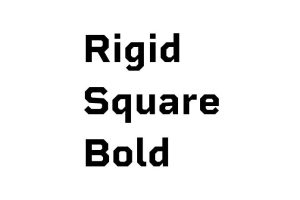 Rigid Square Bold Font - Free Font Download