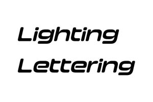 Lighting Lettering Font - Free Font Download