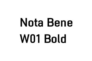 Nota Bene W01 Bold Font - Free Font Download