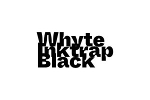 Whyte Inktrap Black Font - Free Font Download