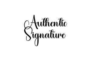 Authentic Signature Font - Free Font Download