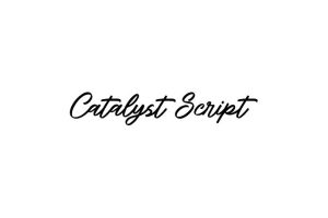 Catalyst Script Font - Free Font Download