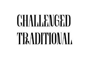 CHALLENGED TRADITIONAL Font - Free Font Download