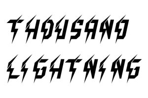 Thousand Lightning Font - Free Font Download
