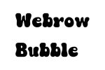 Webrow Bubble Font - Free Font Download