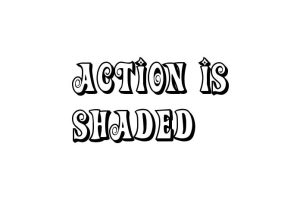 Action Is Shaded Font - Free Font Download