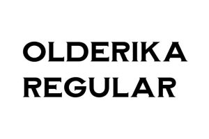 olderika regular Font - Free Font Download